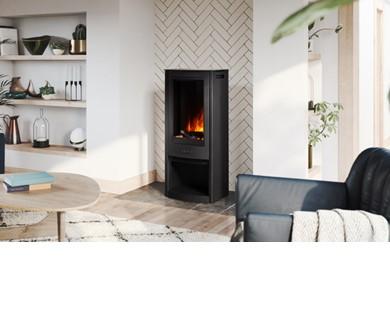 AGA eR3 Series 60 Electric with Cast-Iron Hotplate Linen with Stainless ...